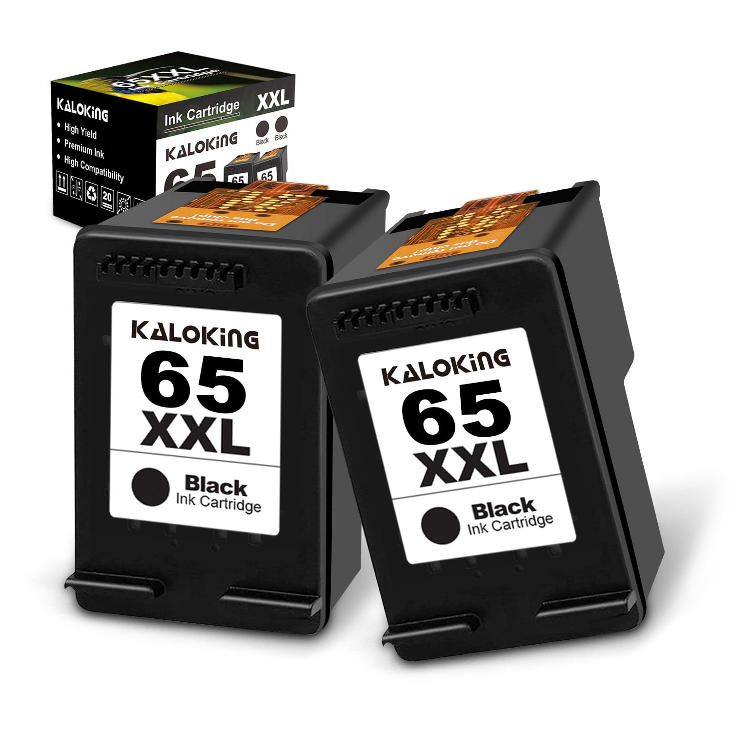 KALOKING Ink Cartridges Replacement for 65 XL 65XL 65XXL Combo Pack ...