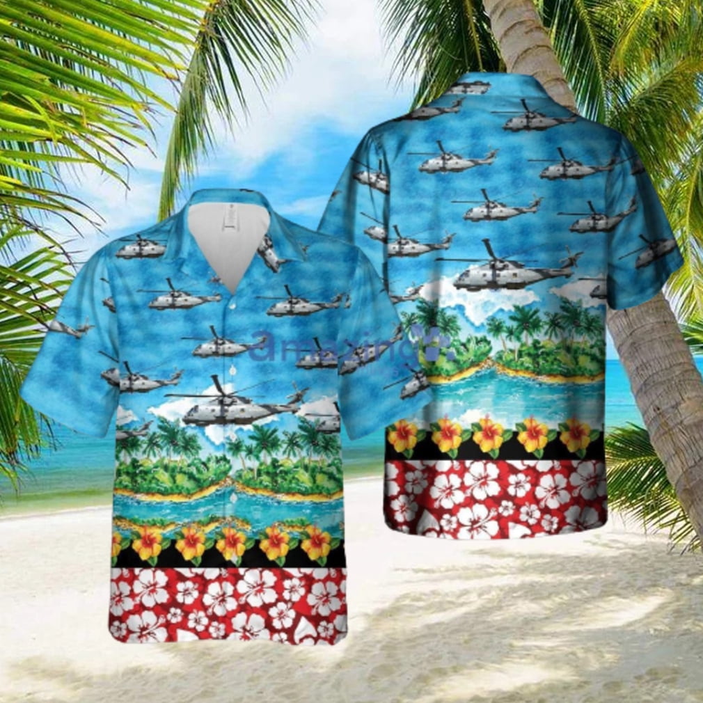 KALT2605BC05 Royal Navy MERLIN HM MK2 Hawaiian Shirt Hawaiian Shirt ...