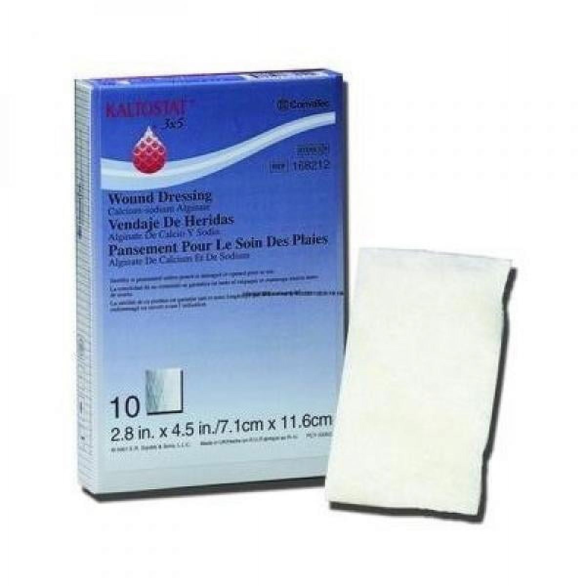 KALTOSTAT Alginate Dressing, Kaltost 3X4.75 in -168242, (1 BOX, 10 EACH ...