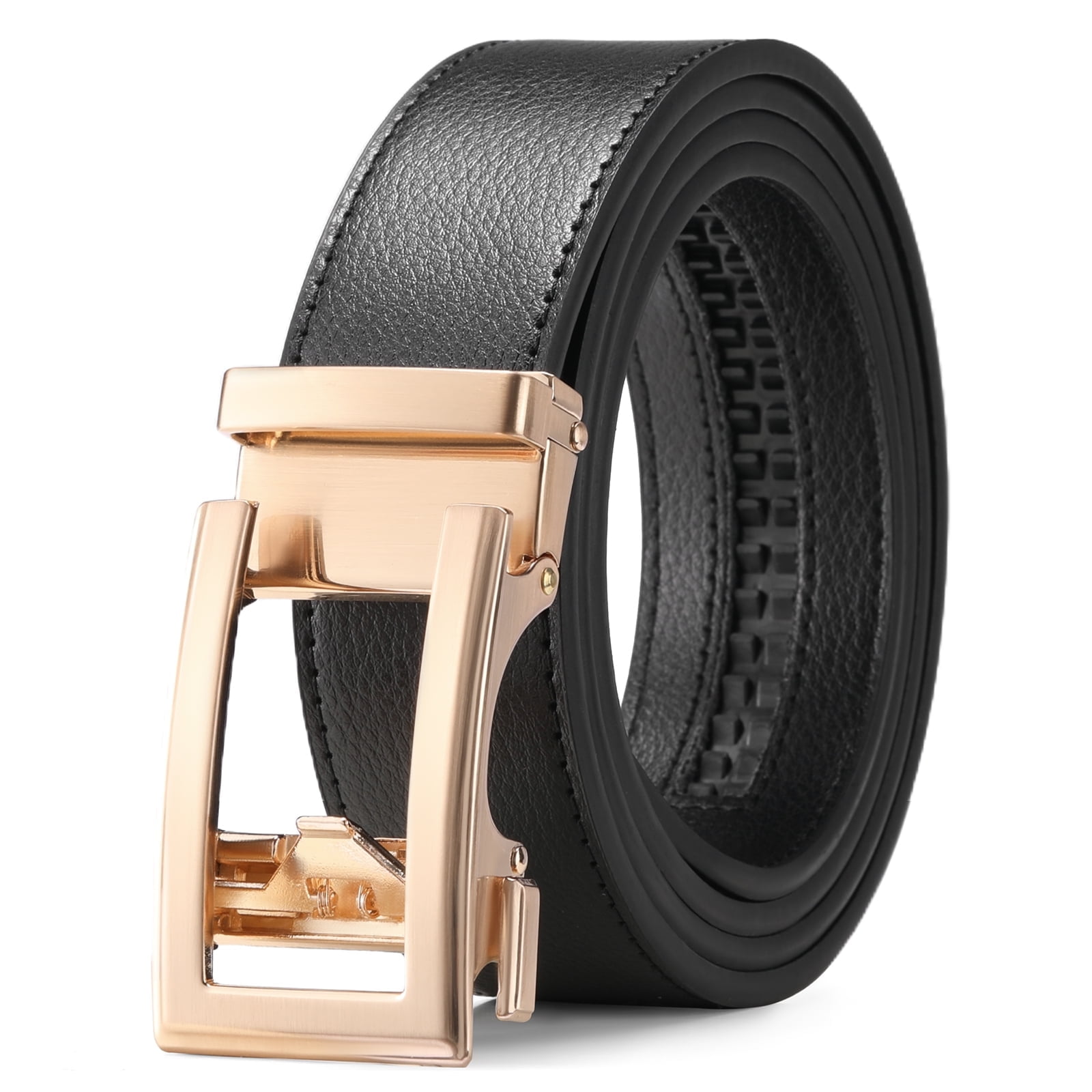 KALUNMA Ratchet Belt for Men, Mens Dress Belt Leather Automatic ...