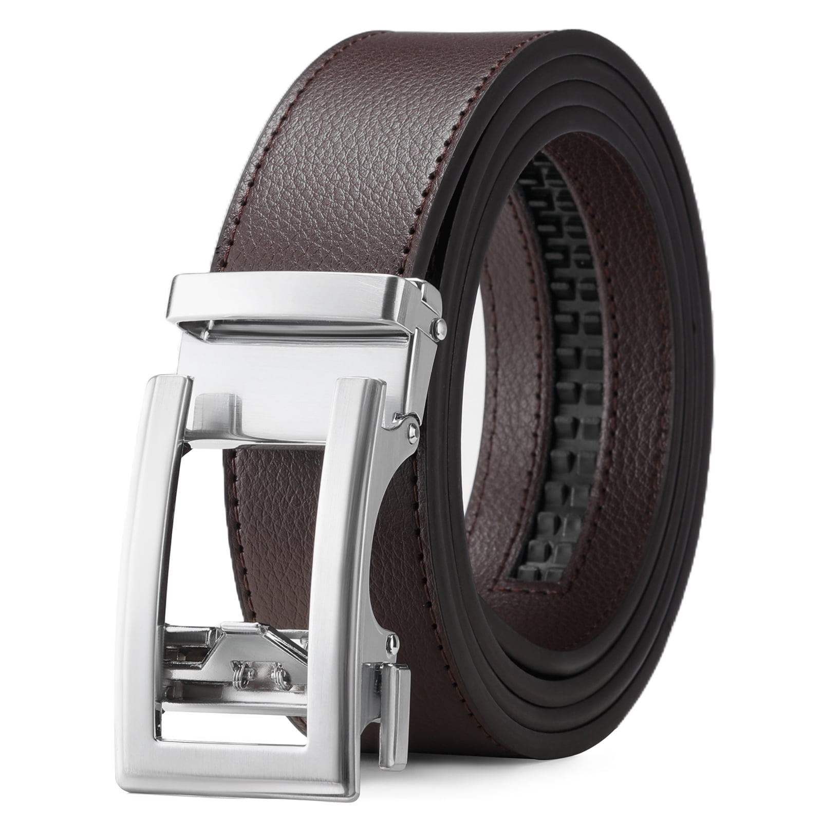 KALUNMA Ratchet Belt for Men, Mens Dress Belt Leather Automatic ...