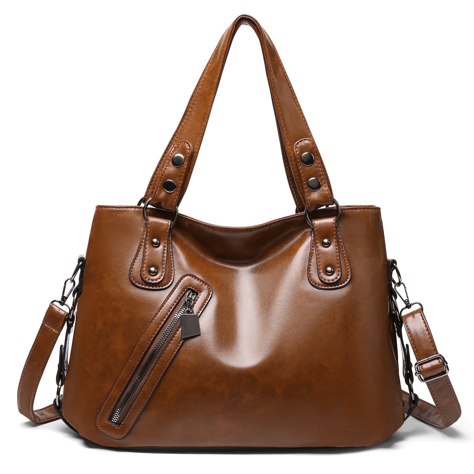 KALUNMA Tote Bag for Women Leather Shoulder Bags Fashion Hobo Bags Large Purse and Handbags with ...