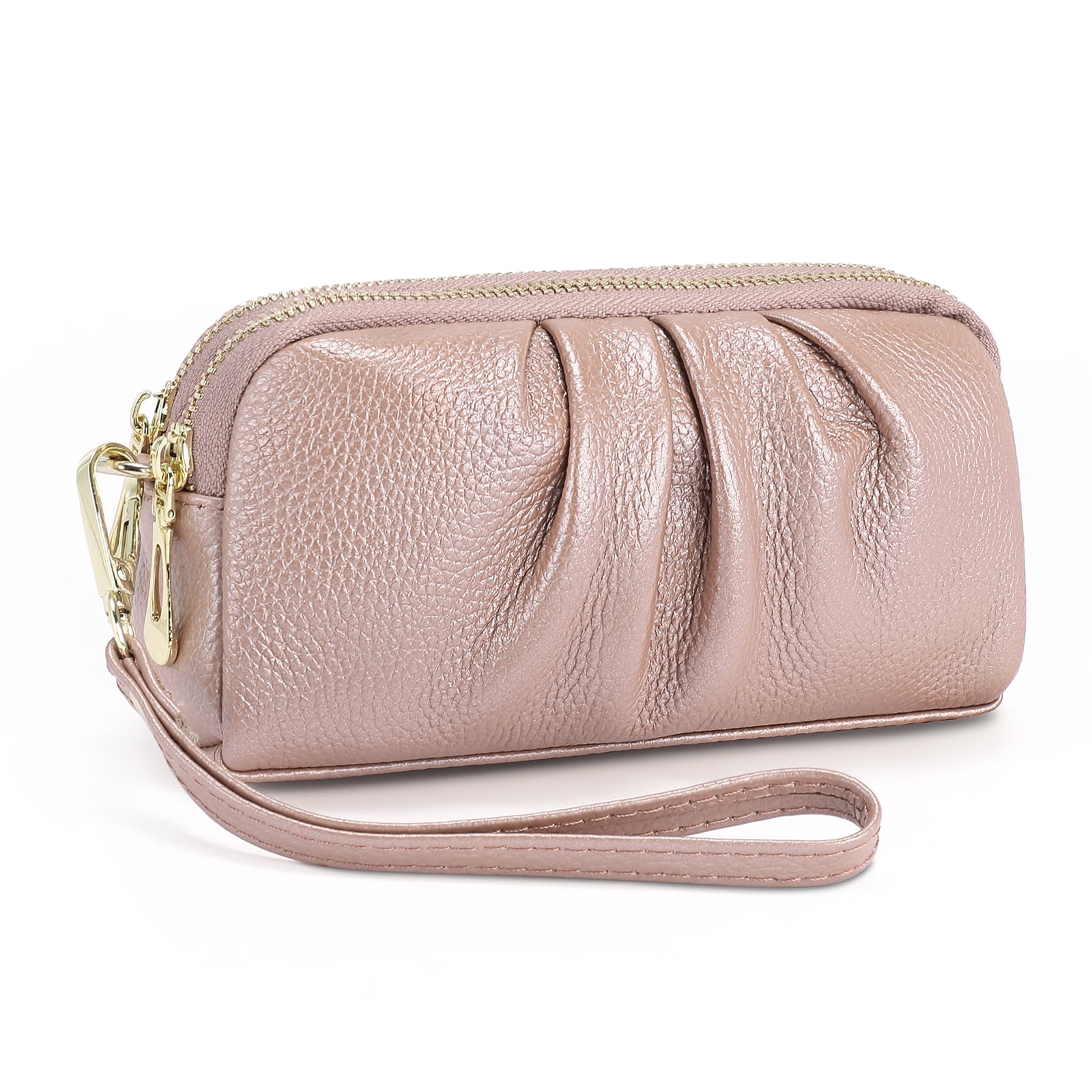 KALUNMA Wristlet Wallets for Women Large Capacity Leather Wristlet ...