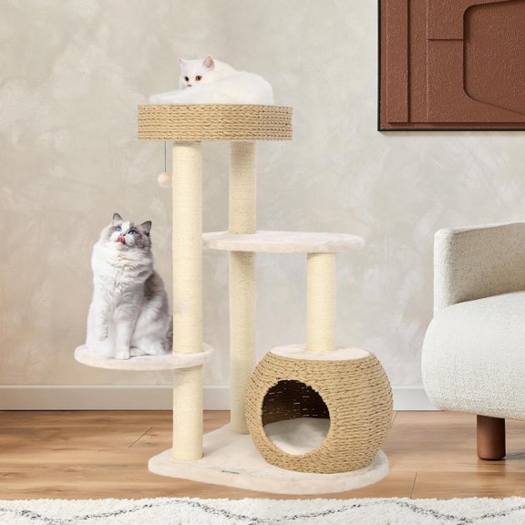 Maykoosh Southwestern Sanctuary Multi-Level Cat Cat Climbing Tower Cat ...