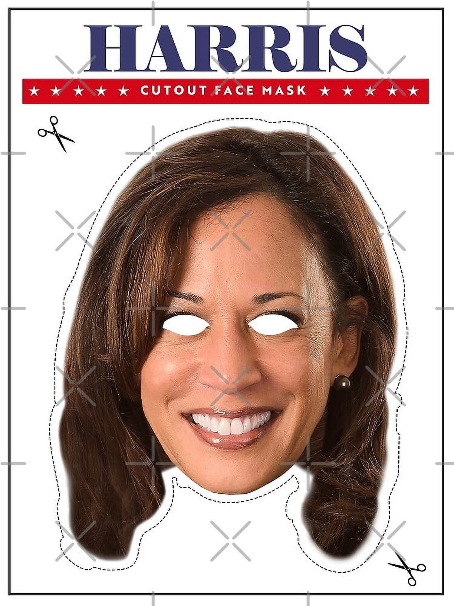 KAMALA HARRIS MASK Modern Art Decor Unframe - Walmart.com