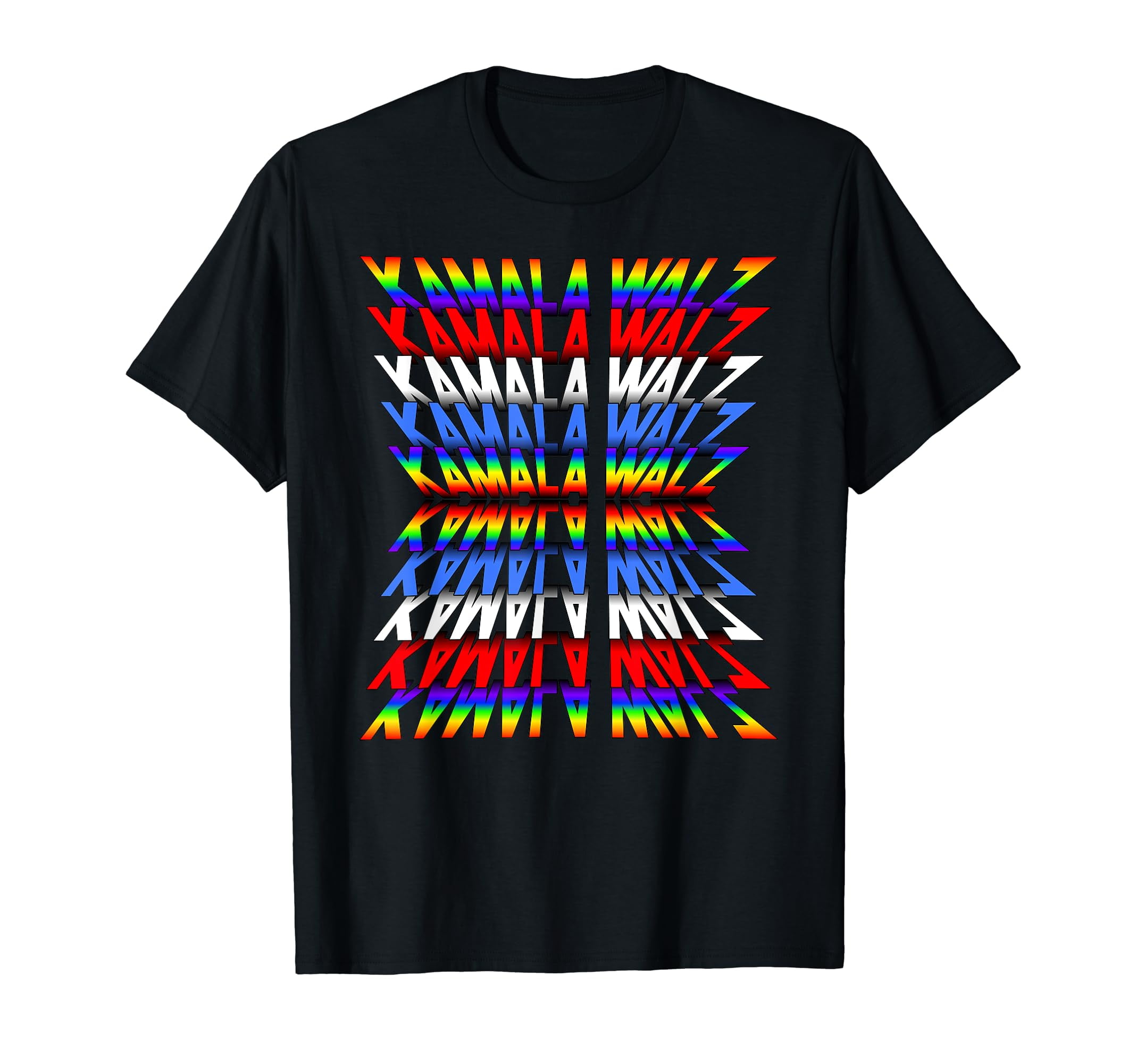 KAMALA WALZ 2024 fun repeating design T-Shirt - Walmart.com