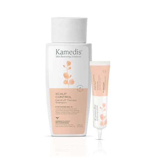 KAMEDIS Anti-Dandruff Therapy Shampoo 6.7 Fl.Oz & Botanical Moisturizer ...