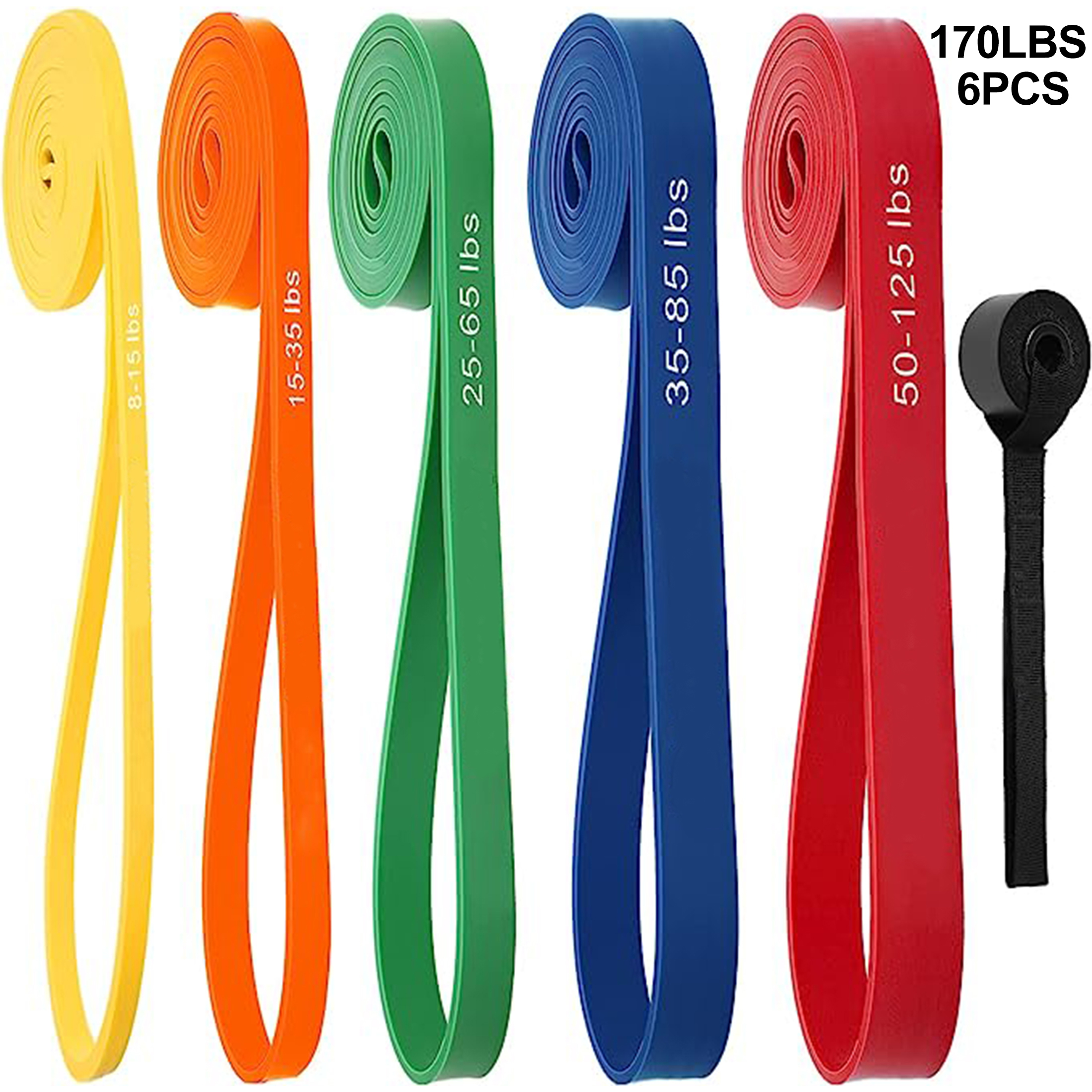 Zummy 11 Pieces Resistance Bands Set Exercise Bands - Walmart.com