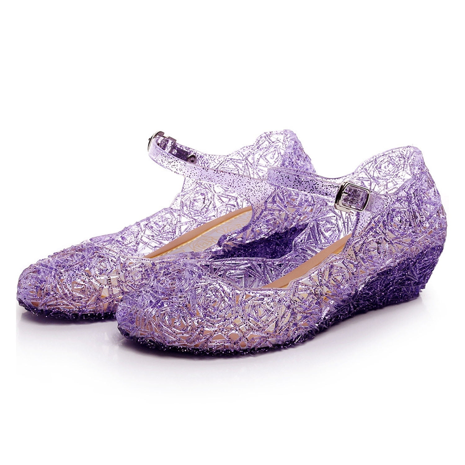 Pheans Frozen Inspired Elsa Costumes Flats Shoes, Snow Queen Princess ...