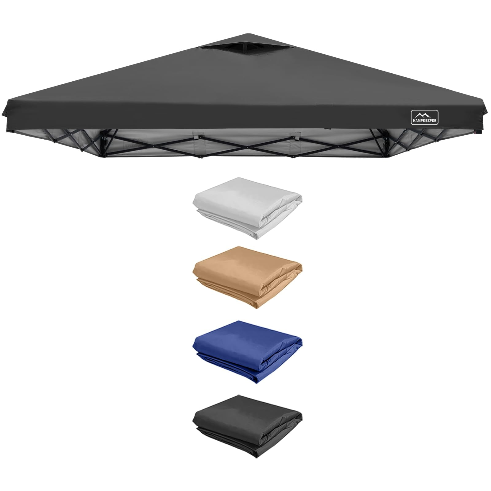 KAMPKEEPER 8x8 Replacement Top Pop Up Canopy Tent Top Cover Roof with ...