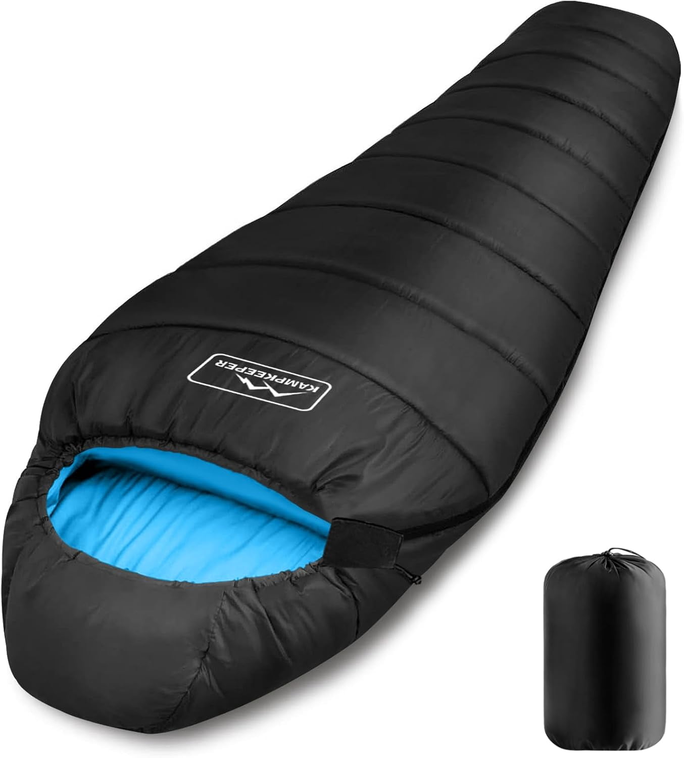 KAMPKEEPER Mummy Sleeping Bag for Adults,3-4 Seasons Cold Weather ...