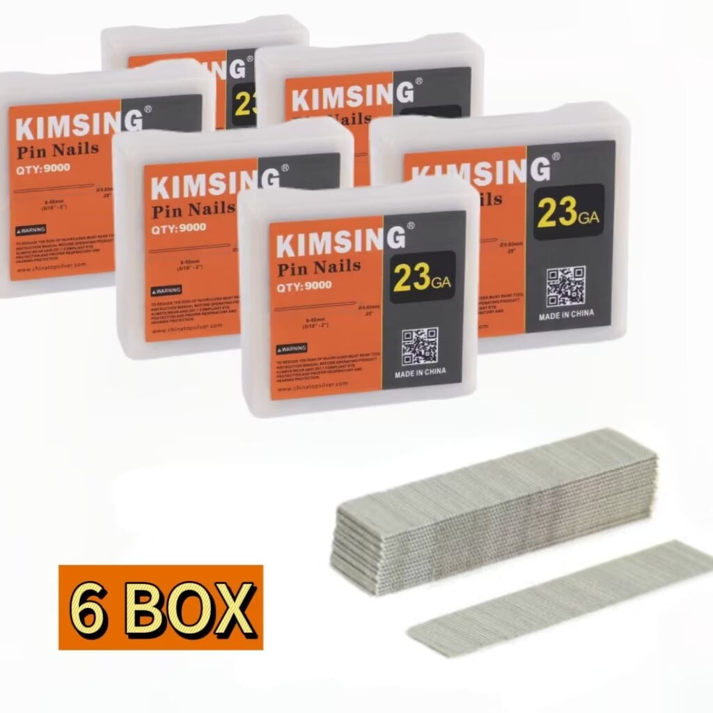 KAMSIN Micro Pin Nails 23 Gauge Stainless Steel 3/4'' Length(20mm ...