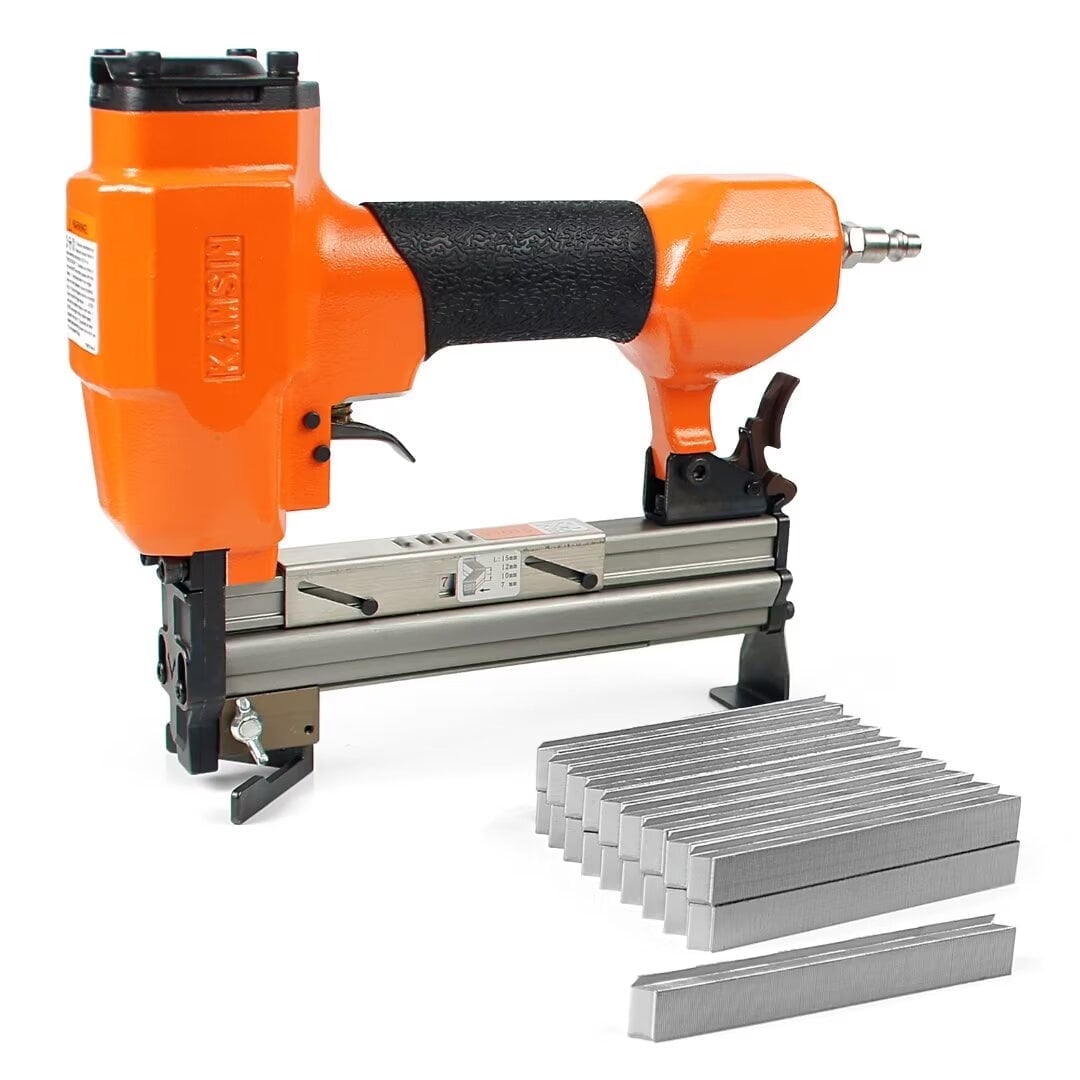 KAMSIN Pneumatic Picture Frame Nailer Gun V1015 with 15mm Nails ...