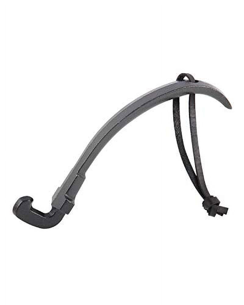 KAMaster Grill Grid Lifter with Ergonomic Handle and Leather Lanyard ...