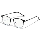 KANASTAL Anti Blue Light Glasses Men Metal Half Rim Computer Reading ...