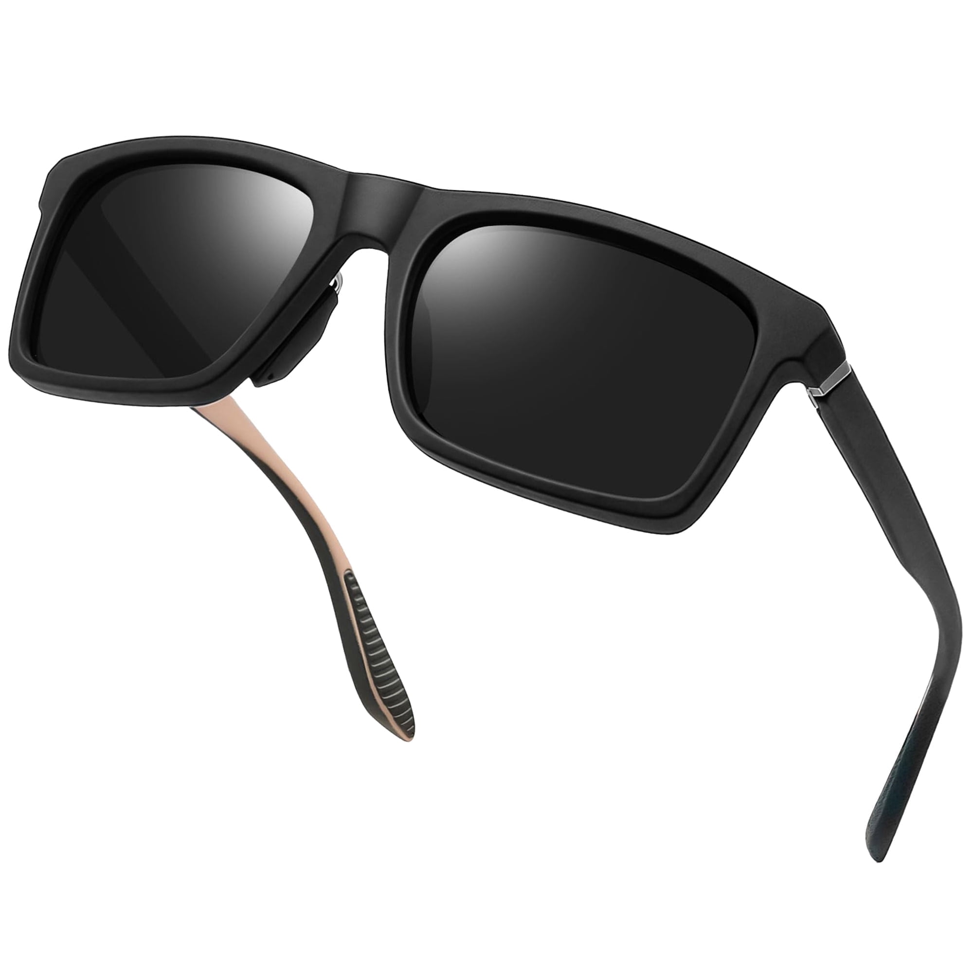 KANASTAL Polarized Rectangular Sunglasses for Men & Women - TR90 ...
