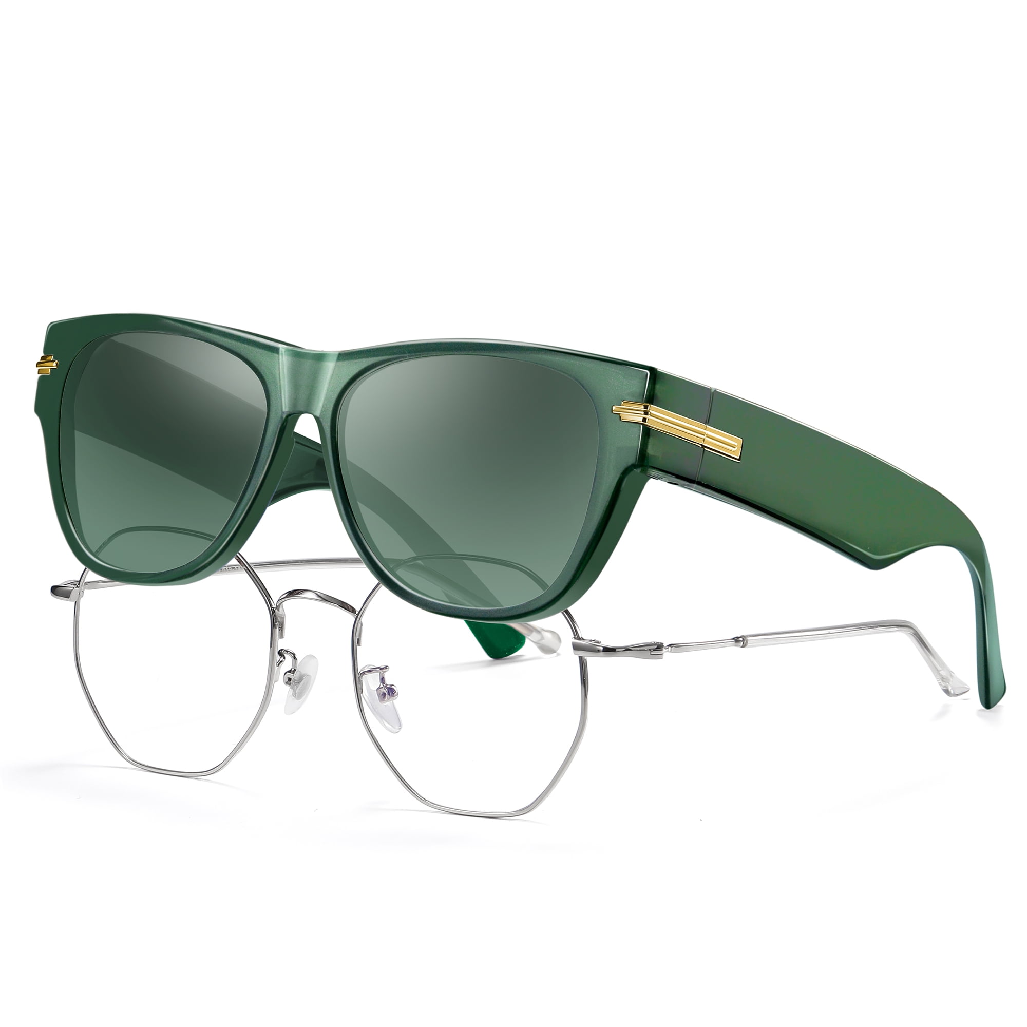 KANASTAL Polarized Sunglasses Over Glasses Women Fit Over Glasses ...