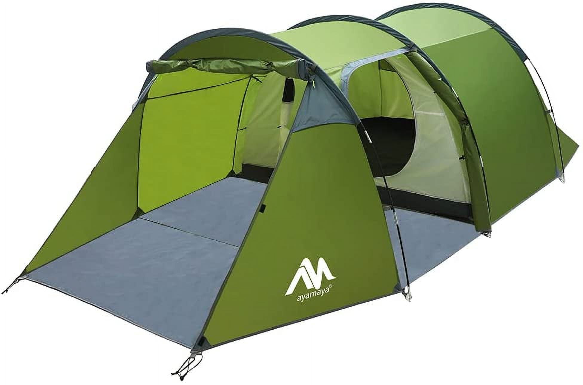 KANCOKIT 3/4-Person Tunnel Tent with Vestibule - Walmart.com