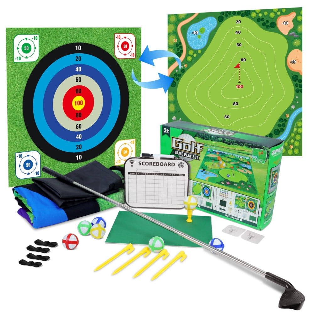 KANCOKIT Battle Golf Chipping Game Set - Sticky Chipping Balls & Double ...