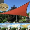 KANCOKIT Sun Shade Sail Canopy Patio Garden Covers Outdoor Triangle ...