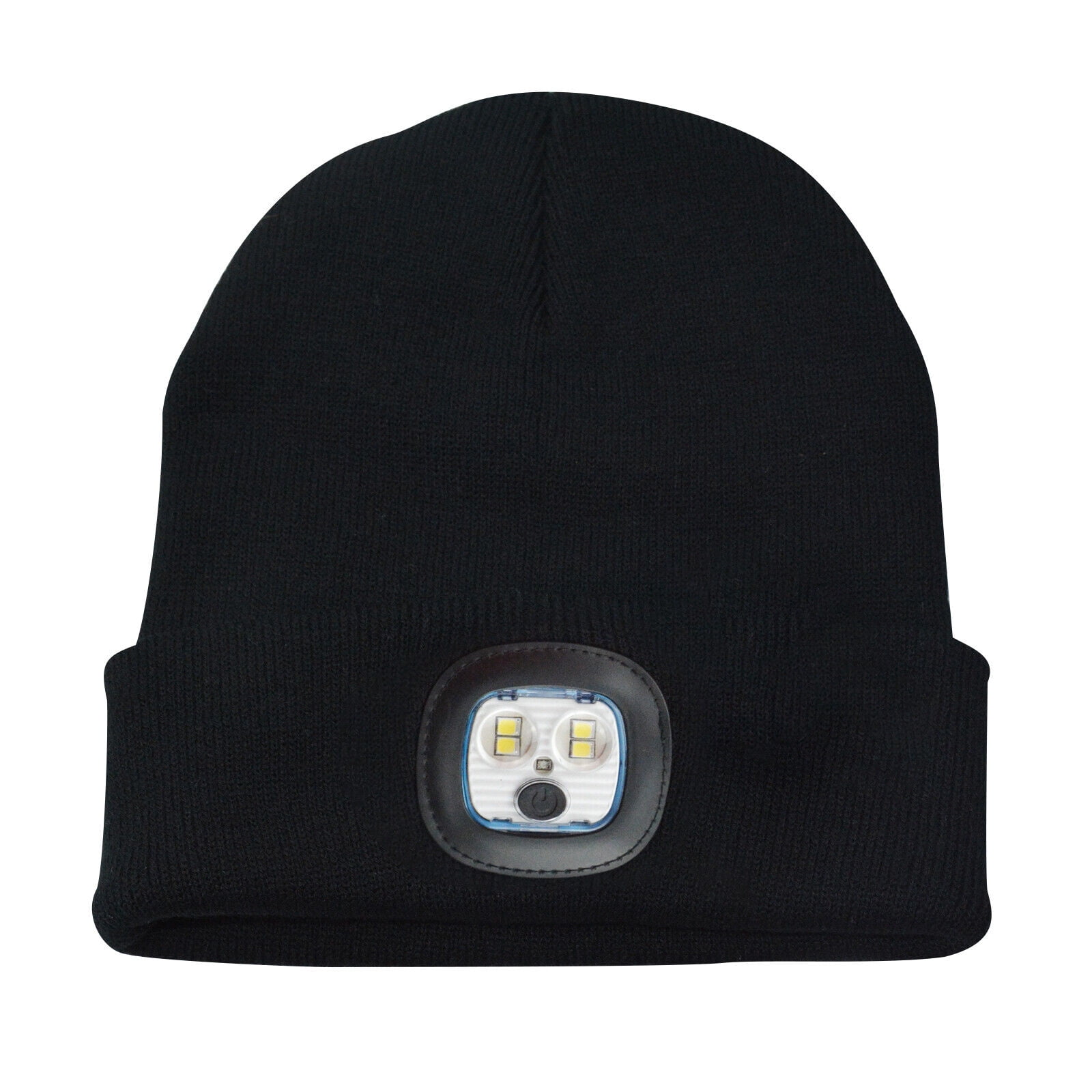 KANCOKIT Unisex USB Beanie Hat Winter Knit Cap with LED Rechargeable ...