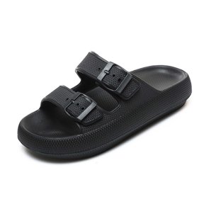 Ecetana Women's Adjustable Double Buckle Slides, EVA Lightweight ...