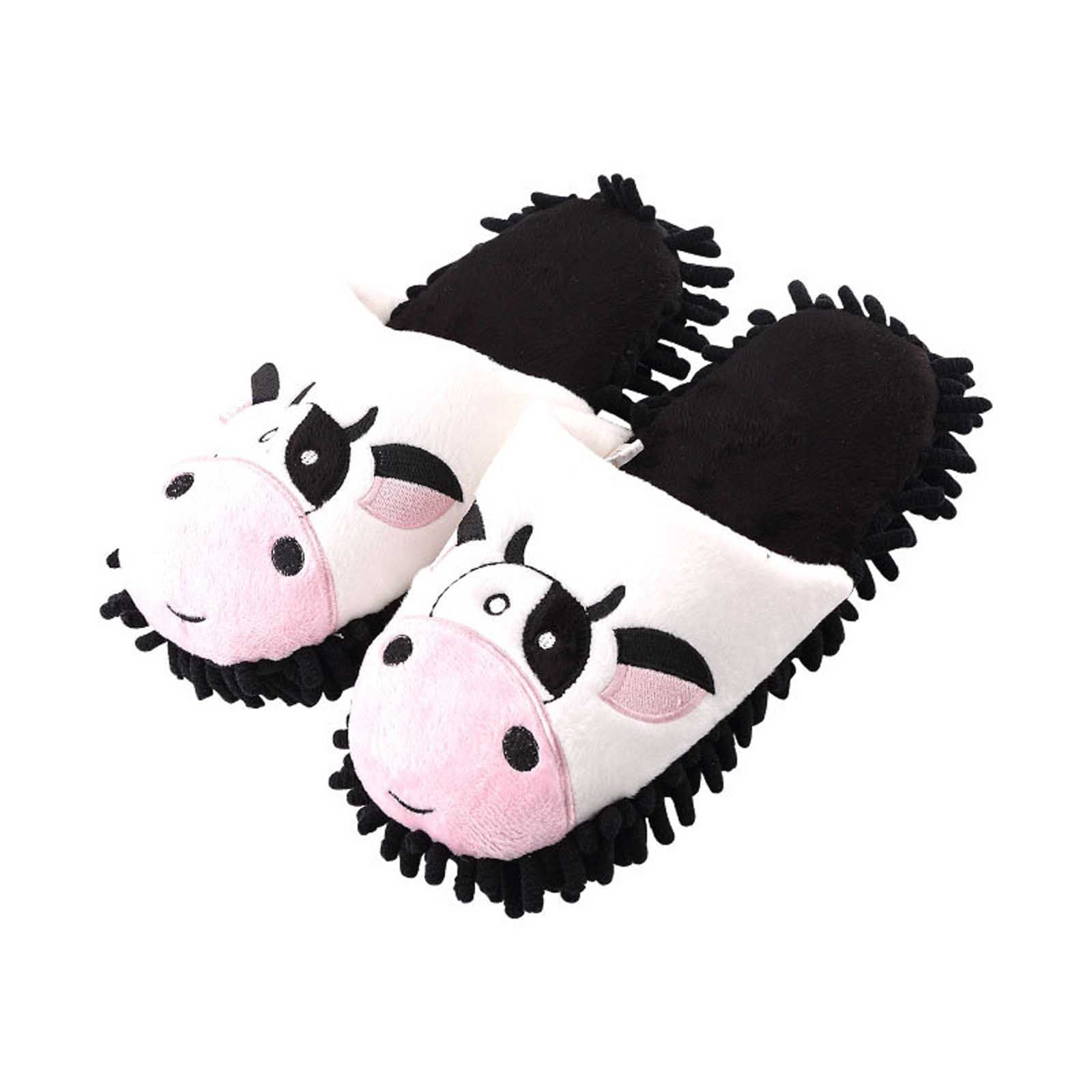 KANG Cozy Winter Slippers With Detachable Washable Cleaning Scuff Mop ...