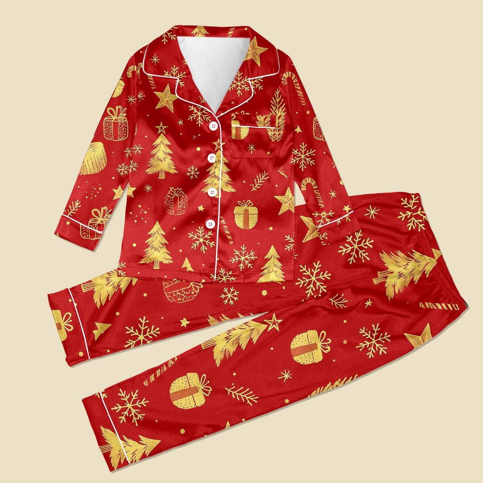 KANG Create Festive Memories | Family Christmas Pajama Set in Silky ...