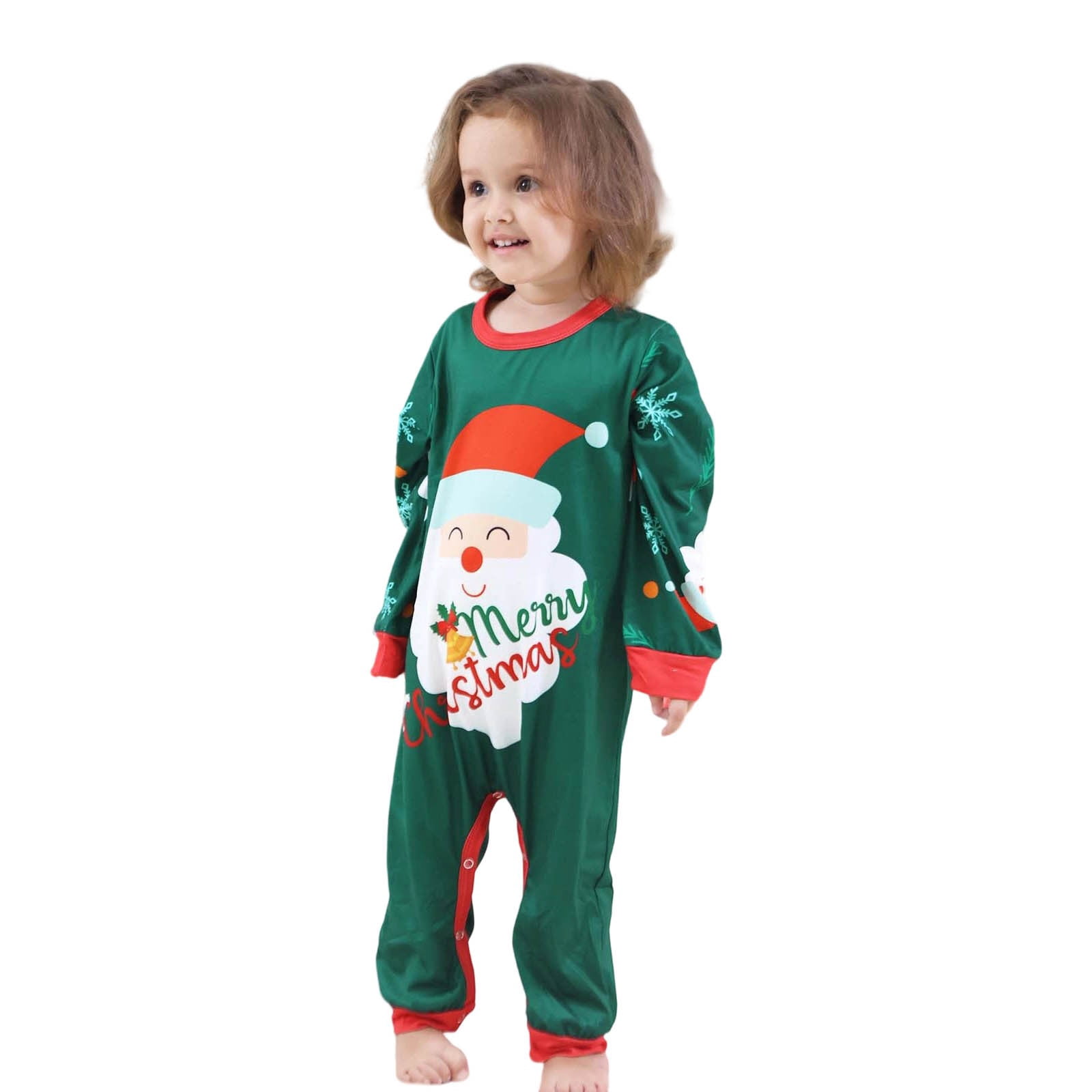 KANG Fashion Family Matching Pajamas Baby Sleepsuit Holiday Print Home ...