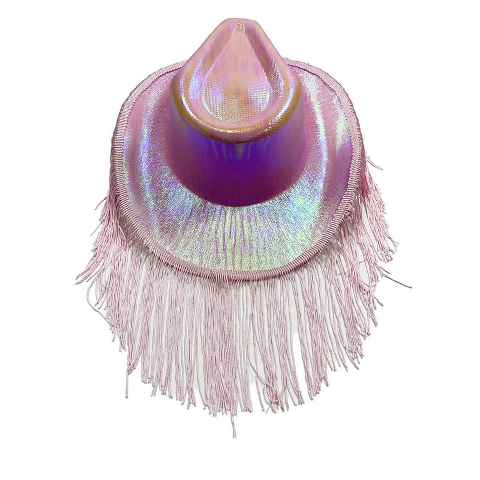 KANG Sparkly Cowboy Hat For Party Prom Halloween Western Fringe Hat ...
