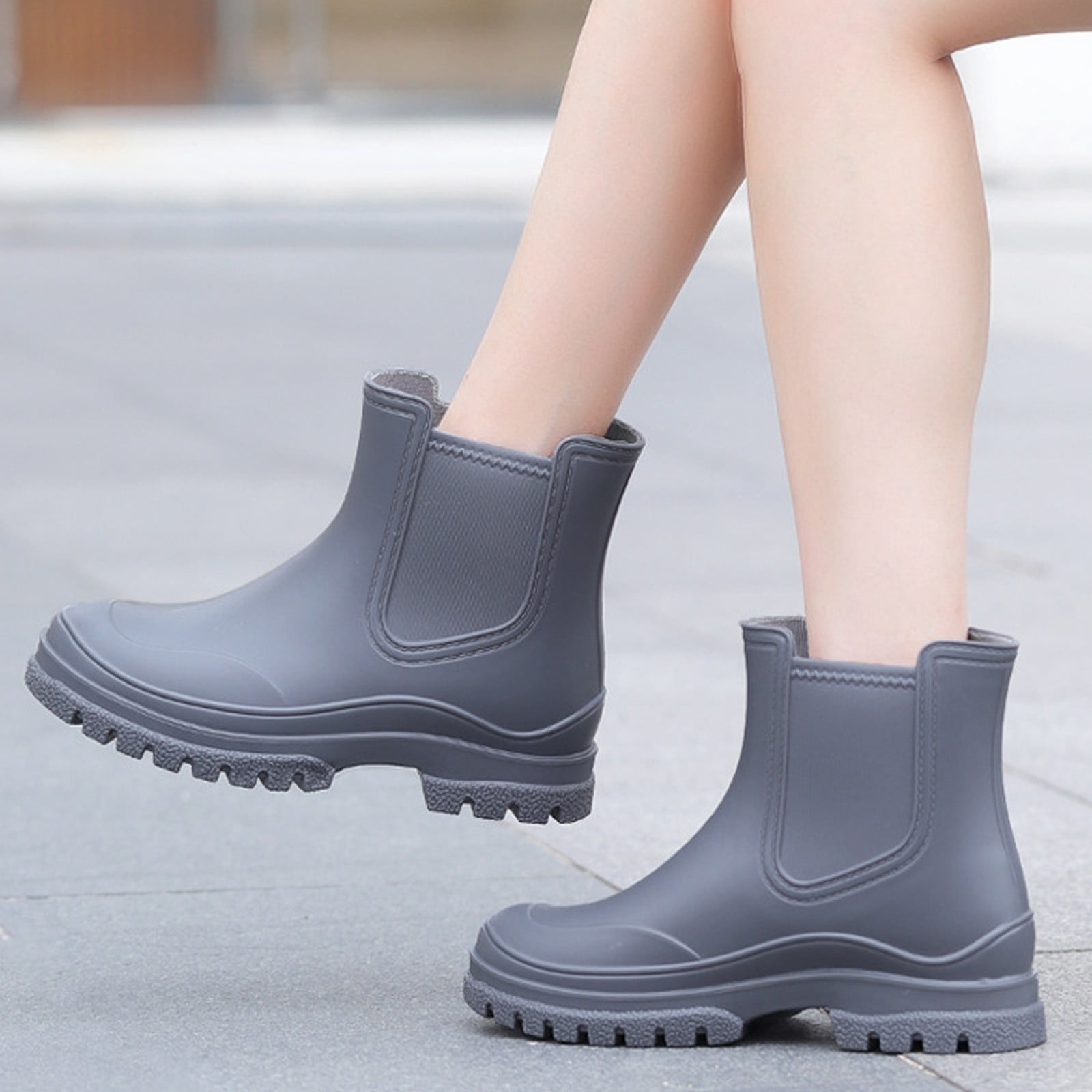 KANG Top Rubber Baby Boots Water Women Rain Boot Rainproof Shoe Rain ...