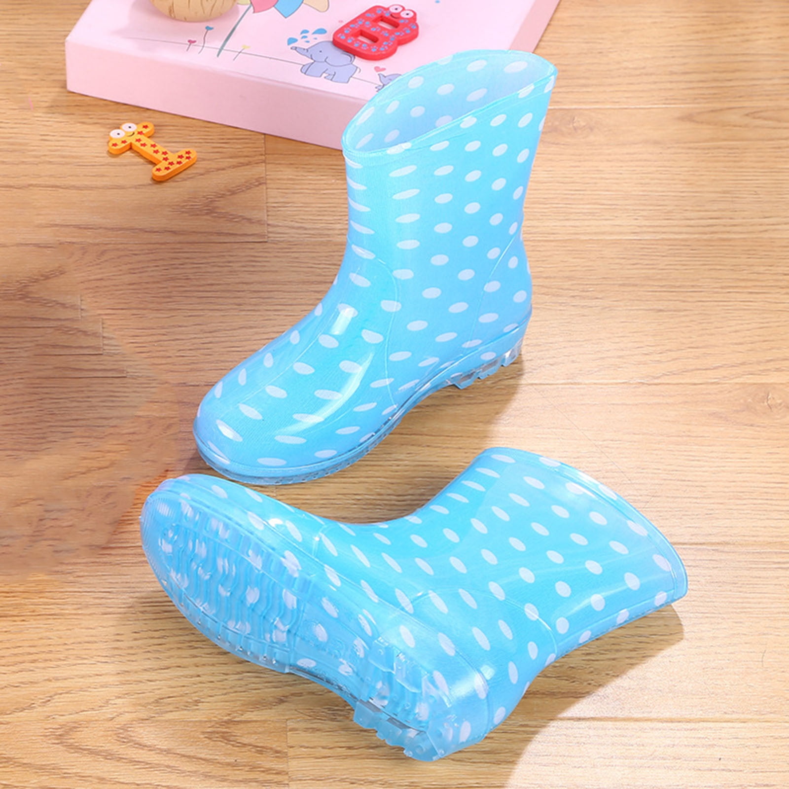 KANG Top Rubber Baby Boots Water Women Rain Boot Rainproof Shoe ...
