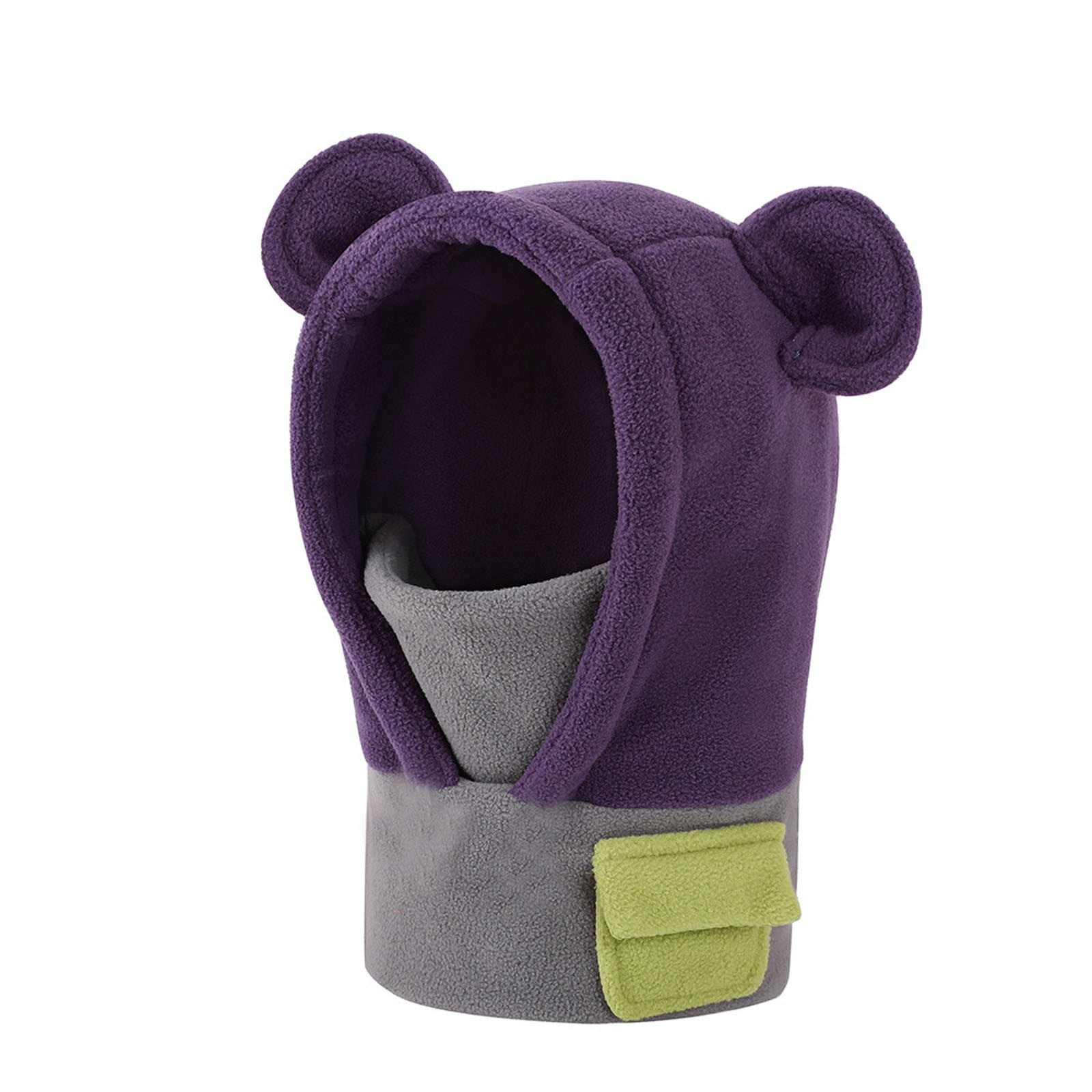 KANG Winter Kids Fleece Hat Scarf And Face Warm Thermal For Boys Girls ...