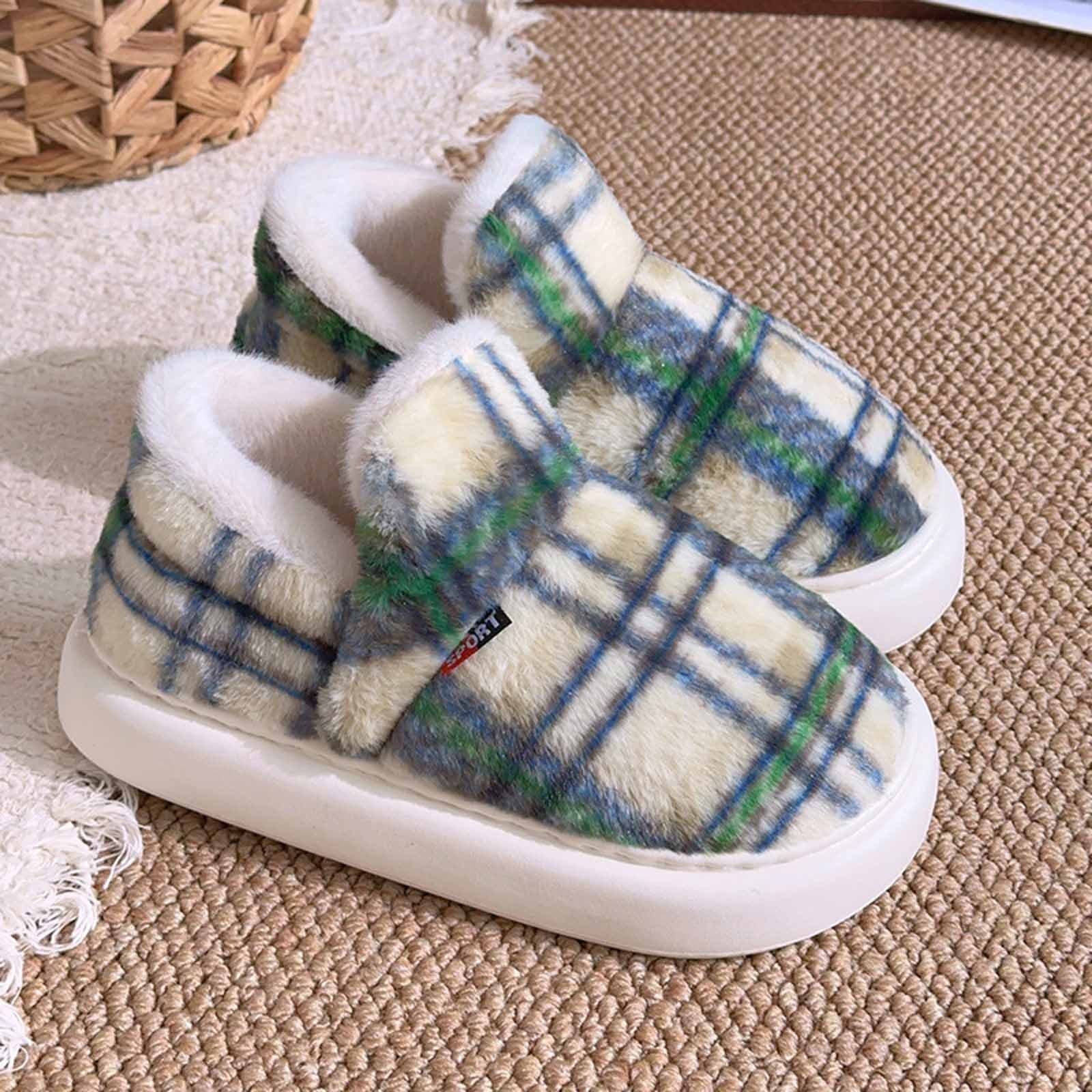 KANG Winter Slippers With Cozy High Top Design Soft Sole Comfortable ...