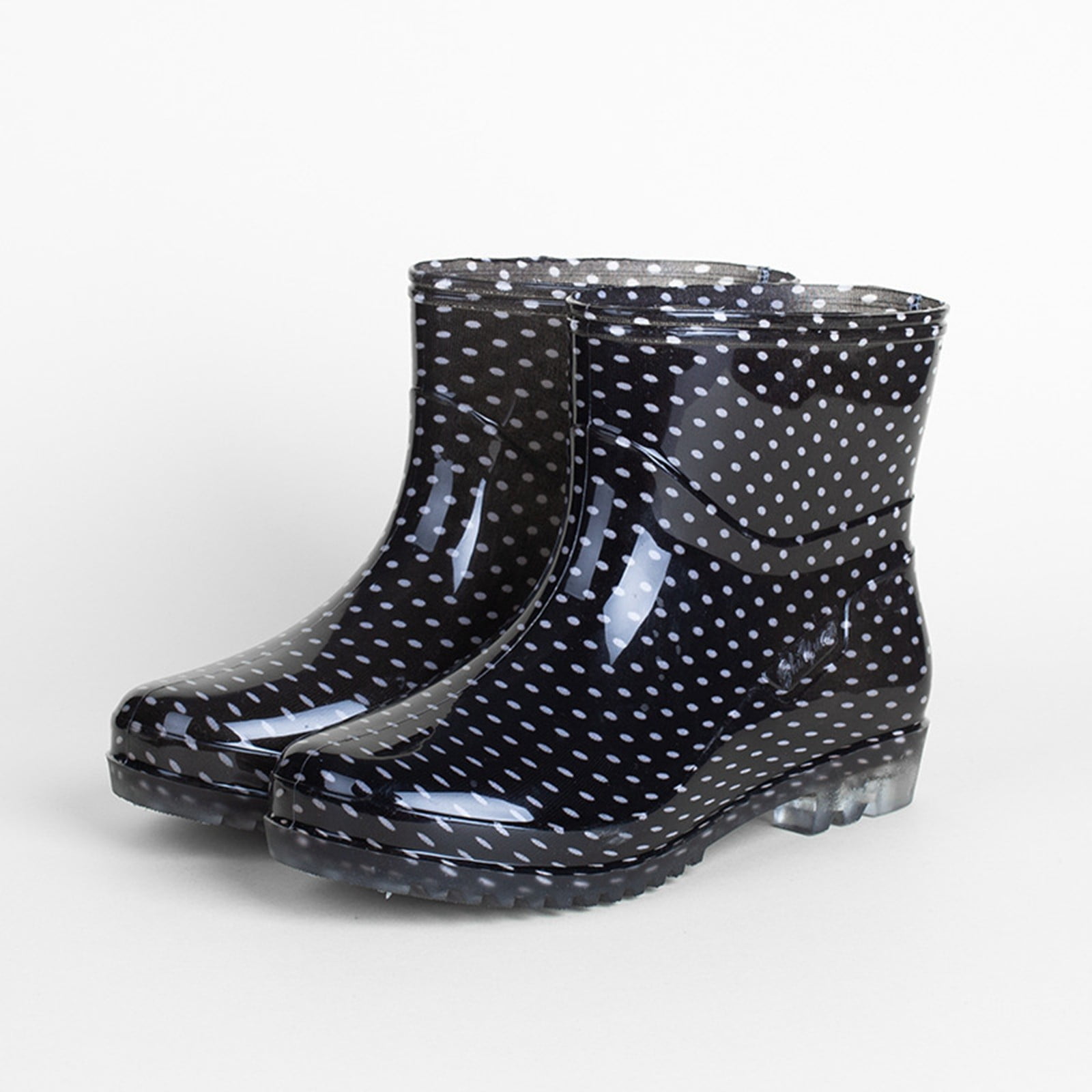 KANG Women's Rain Boots Low Cut Slip Rubber Sole Comfortable ...