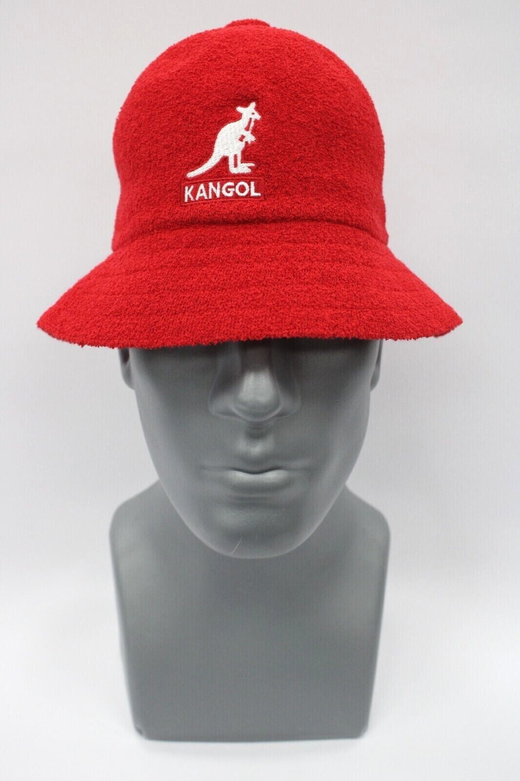KANGOL Scarlet Red Bucket Hat Big Logo 100% Authentic 0397BC - Walmart.com