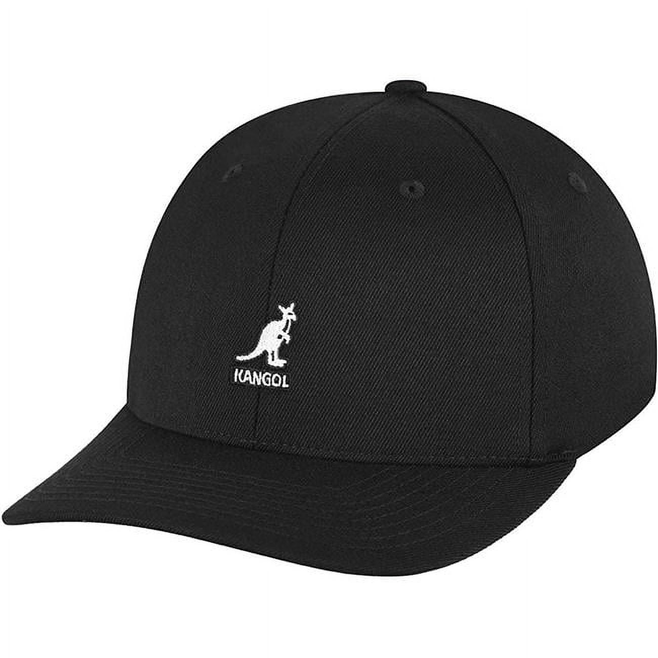KANGOL Wool Flexfit Baseball Cap Hat 8650BC - Black - Walmart.com