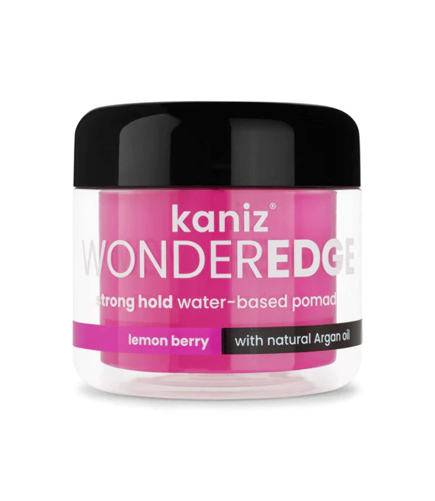 KANIZ - Wonder Edge Lemon Berry, Strong Hold, Water-Based Pomade with ...