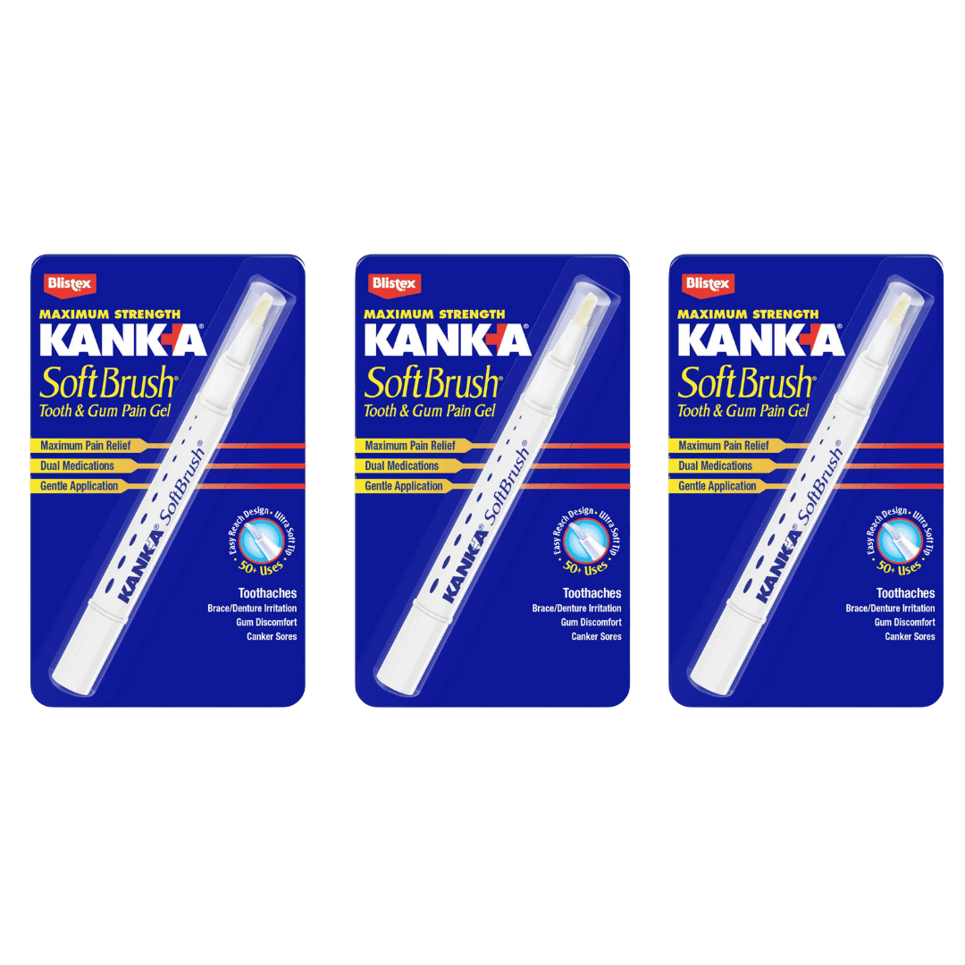 Kank-A Soft Brush Mouthwash, 0.07 oz, 3 Pack - Walmart.com