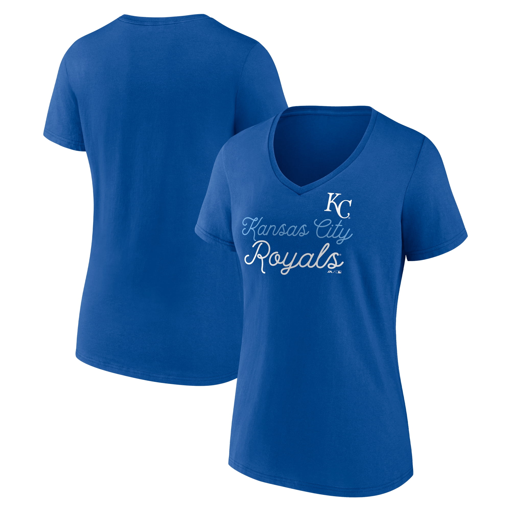 Kansas City Royals Women’s Royal Beat The Best V-Neck T-Shirt, Up to ...