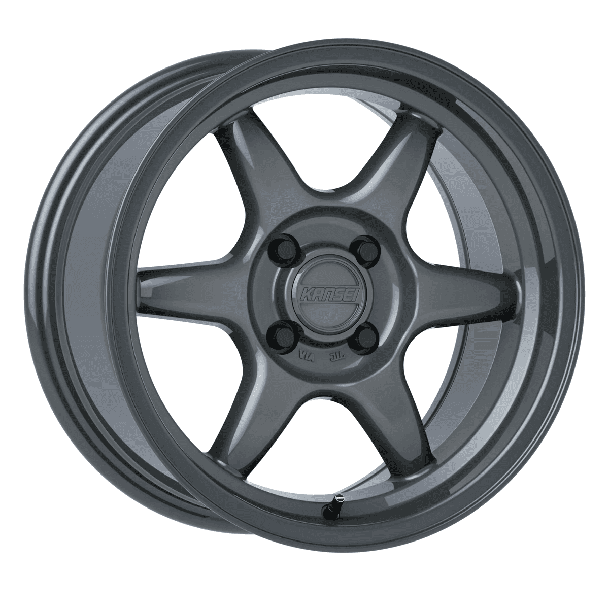 KANSEI Tandem Rim 15X8 4X114.3 Offset 0 Gloss Gunmetal (Quantity of 1 ...