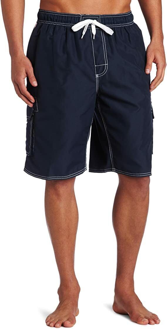 KANU SURF MEN'S BARRACUDA NAVY SWIM TRUNKS/SHORTS SIZE 3X - Walmart.com