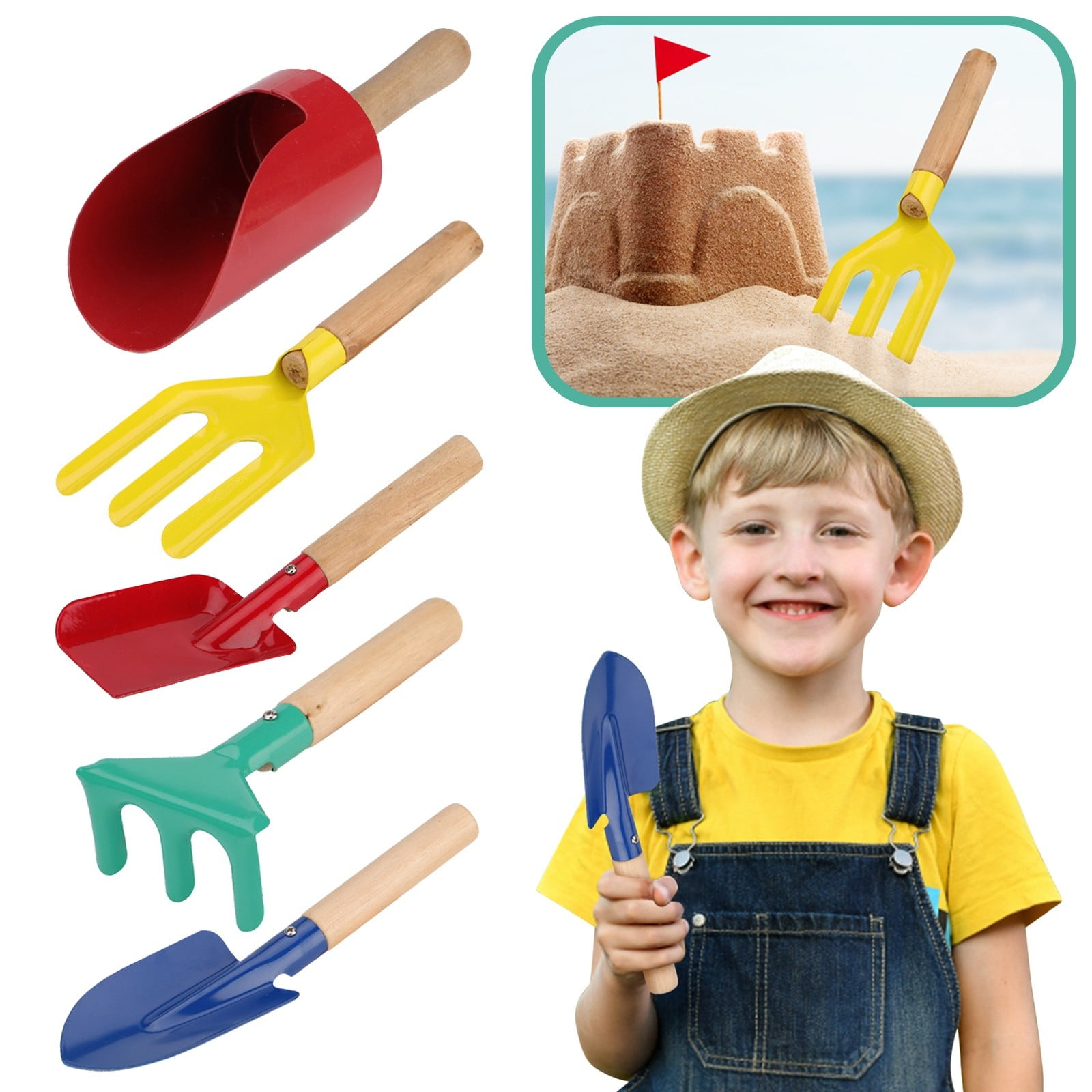 KANY Beach Shovel for Kids Gardening Shovels Kid Friendly Small ...