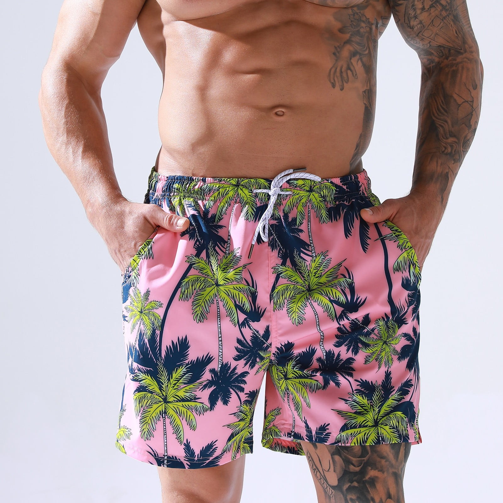 Kany Mens Swim Trunks Mens Breathable Swim Trunks Pants Swimwear Shorts