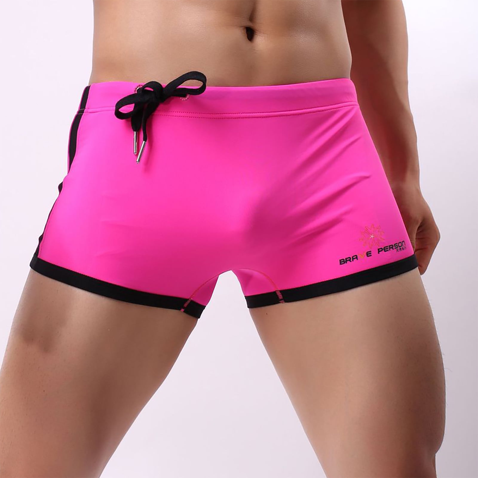 Kany Mens Swim Trunks Fashion Men Breathable Trunks Pants Solid