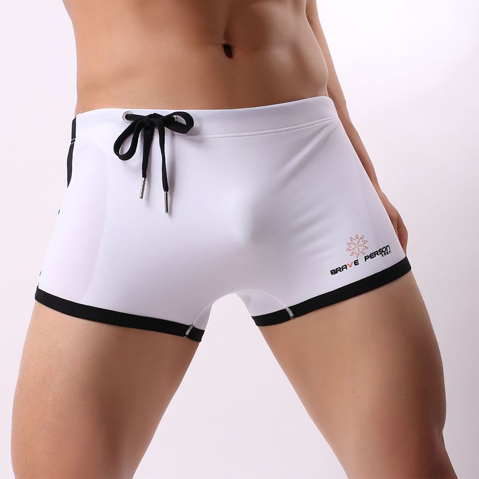 Kany Mens Swim Trunks Fashion Men Breathable Trunks Pants Solid