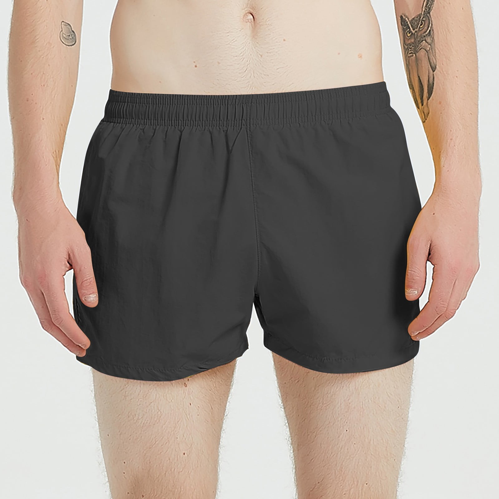 KANY Mens Swim Trunks Men's Sexy Bodybuilding Gradient Swim Trunks ...