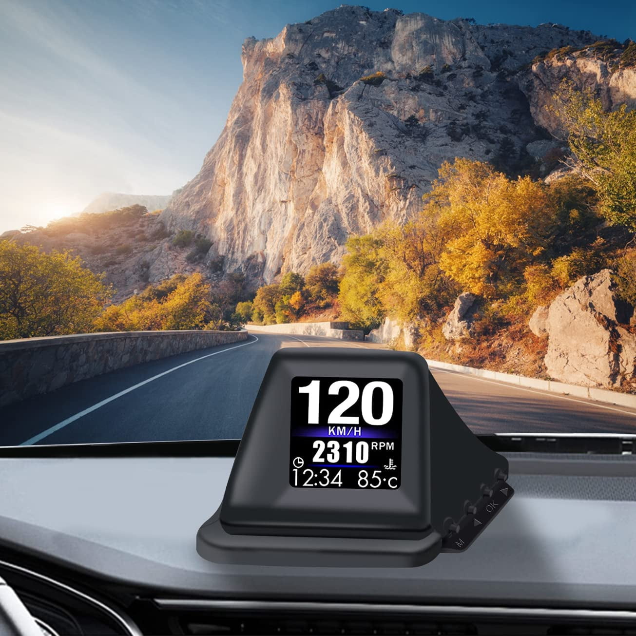 KAOLALI Head Up Display for Car Digital Speedometer Display GPS+OBD2 ...