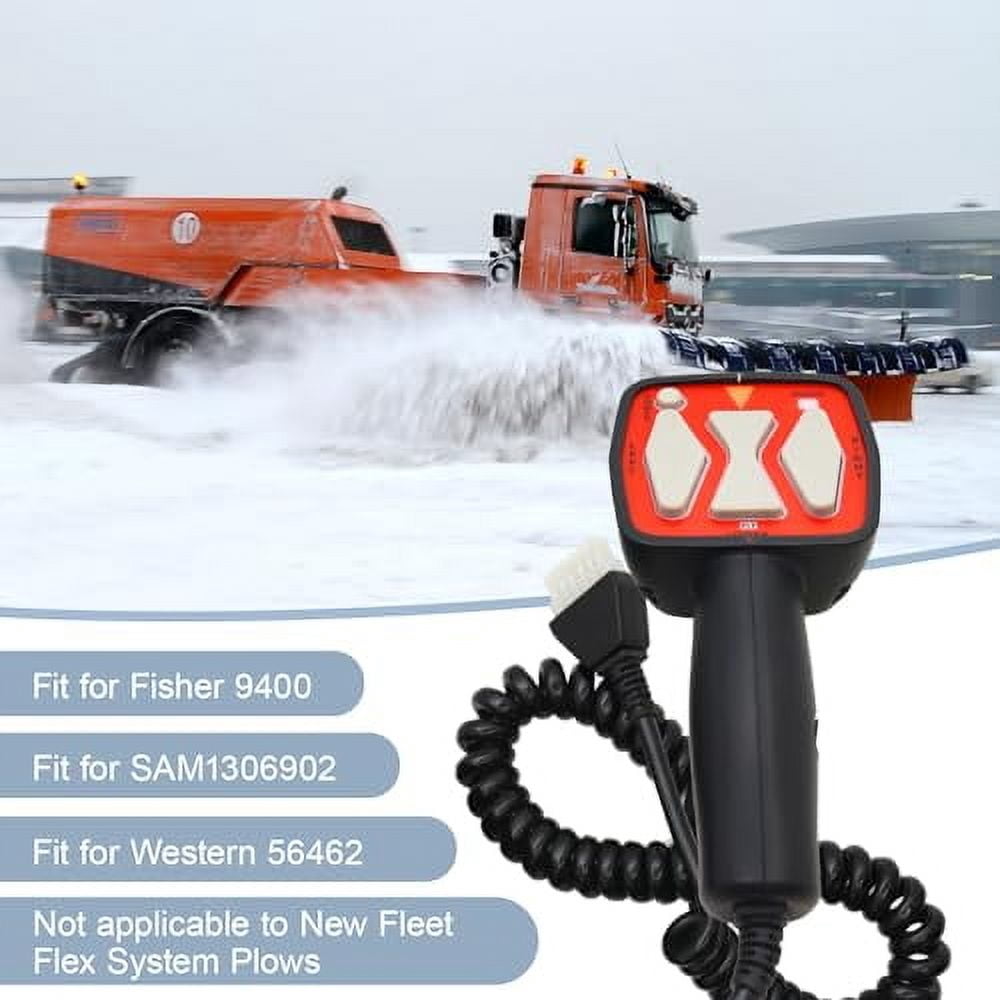 Western Plow Controller 6 Pin Snow Plow Parts Snowplow Handheld ...