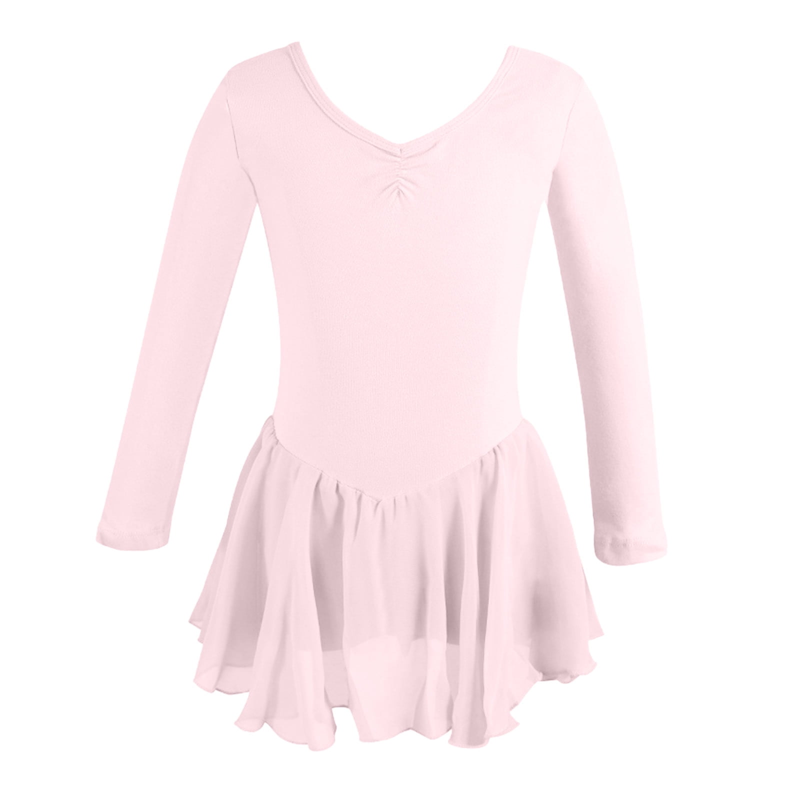 KAOOCXU Ballet Clothing Girls Ballet Dress Ballet Long Sleeve Dance ...